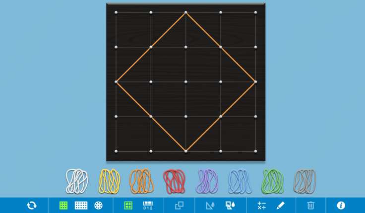 Géométrie: le géoplan – La Méthode Heuristique de mathématiques