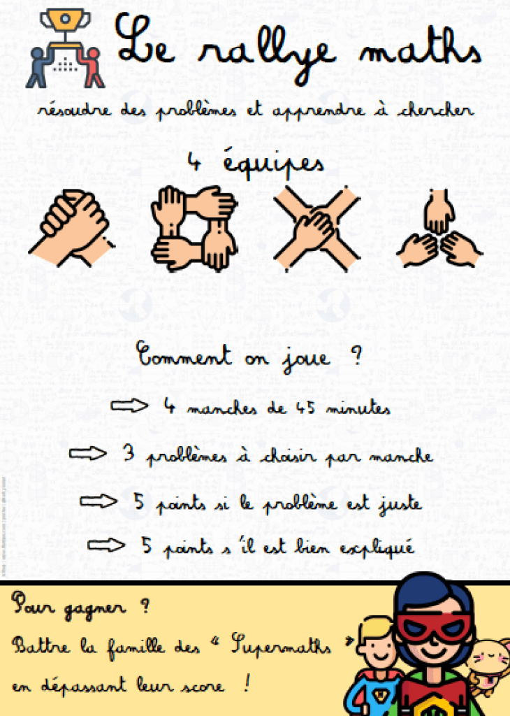 Rallye Maths – La Méthode Heuristique de mathématiques